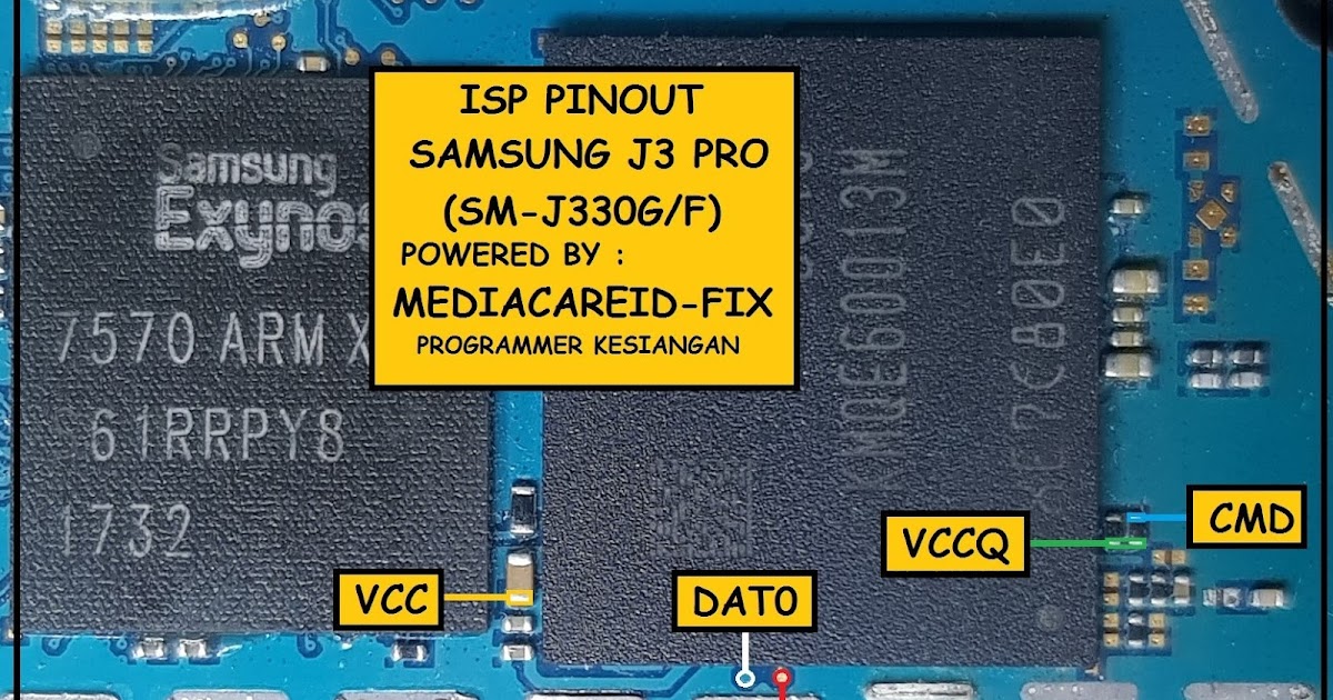 MEDIA CARE TELEKOMUNIKASI INDONESIA: ISP PINOUT SAMSUNG J3 PRO (SM-J330G/F)