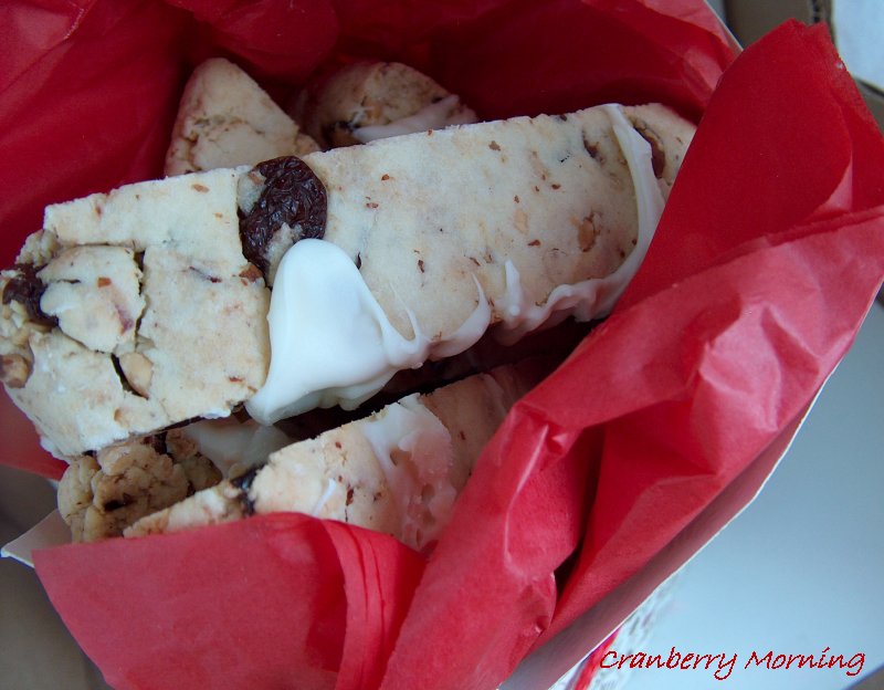 Cranberry Morning: Cherry Almond Biscotti - Recipe