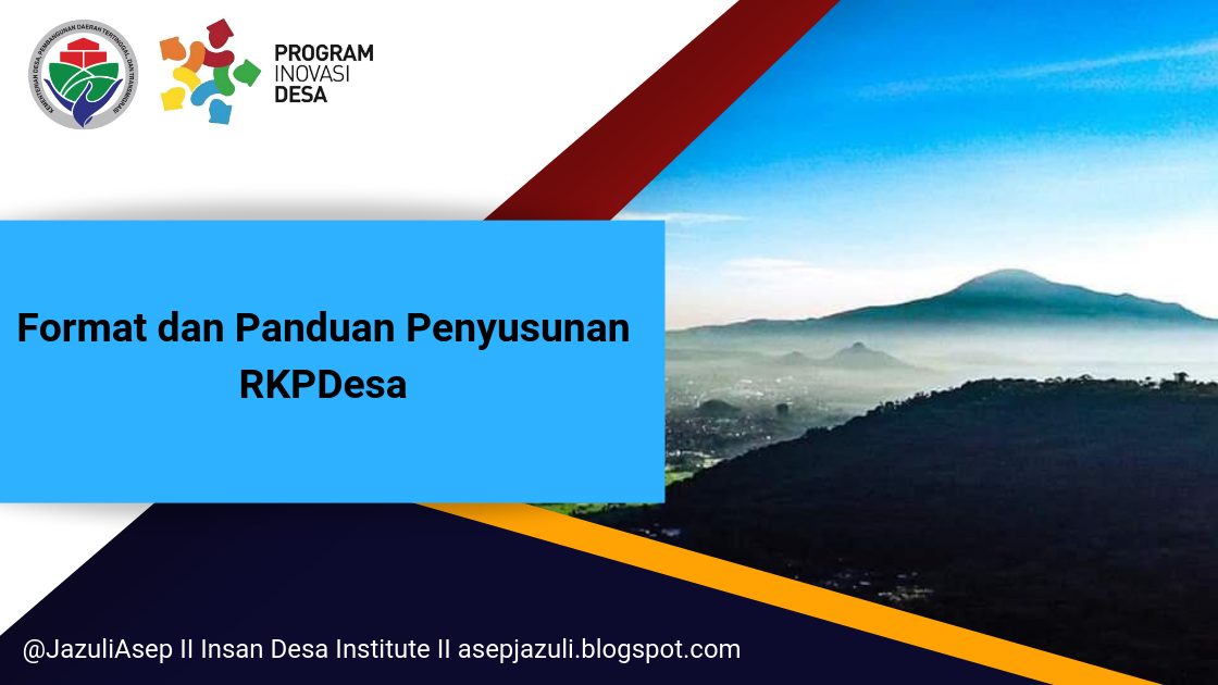 FORMAT & PANDUAN PENYUSUNAN RKPDesa