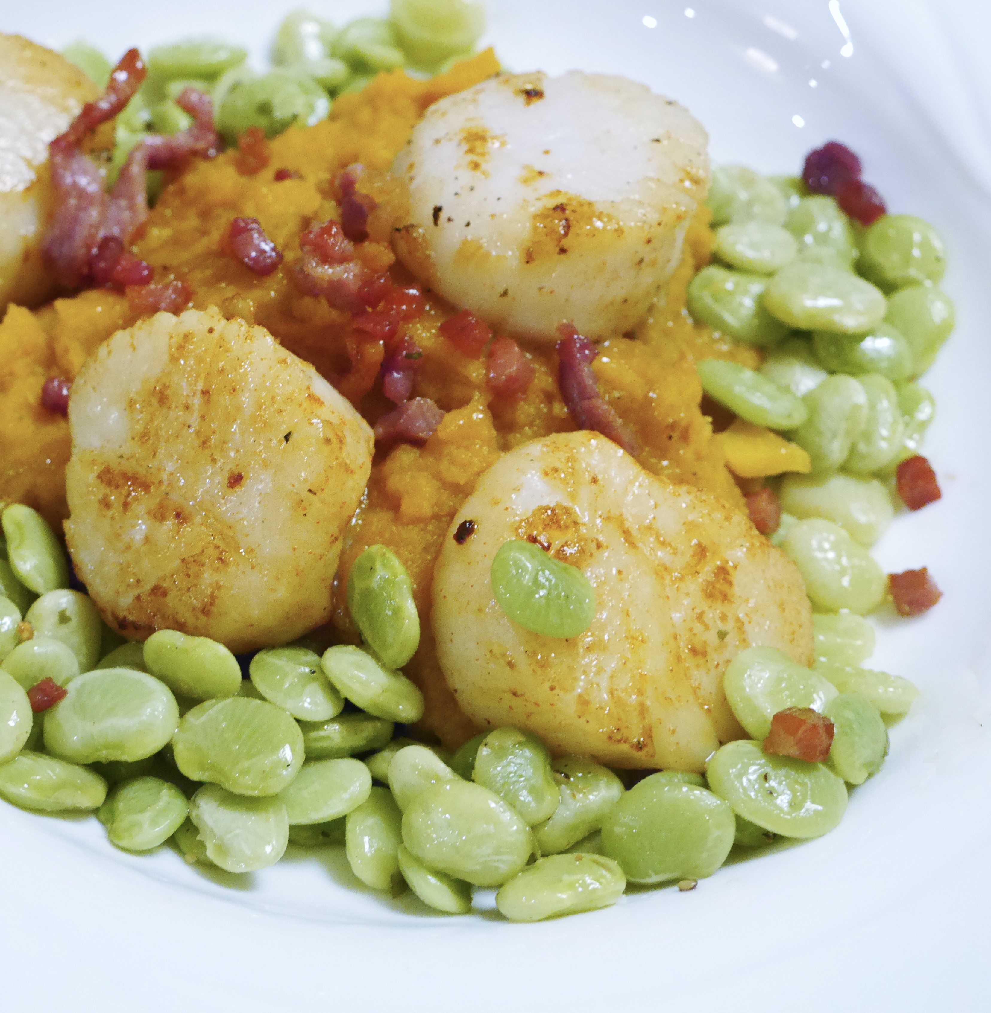 FEAST EVERYDAY : Scallops with Pancetta, Pureed Butternut Squash and ...