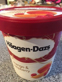 Caroline Makes....: Review: Haagen Daz Mango and Raspberry Ice Cream