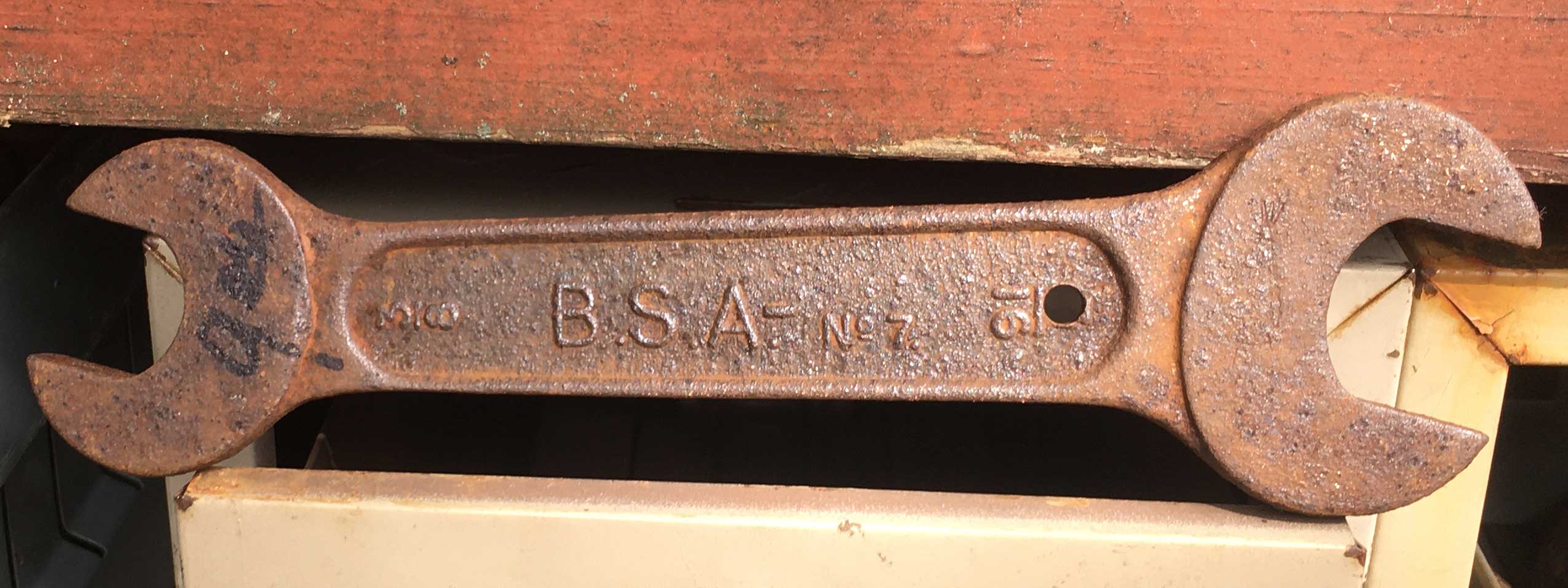 Progress is fine, but it's gone on for too long.: BSA No 7 wrench