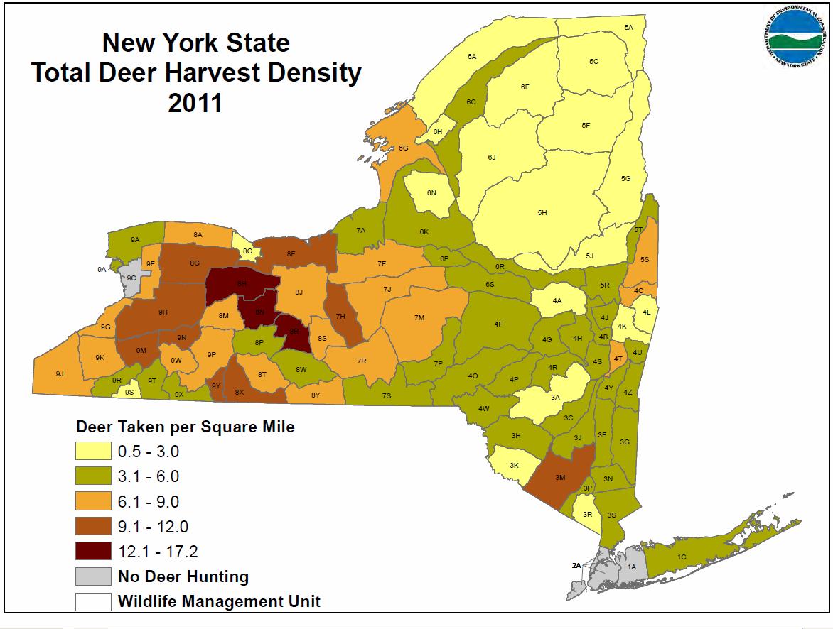 Herkimer and Oneida Counties Census Data Affiliate: Deer Harvest ...