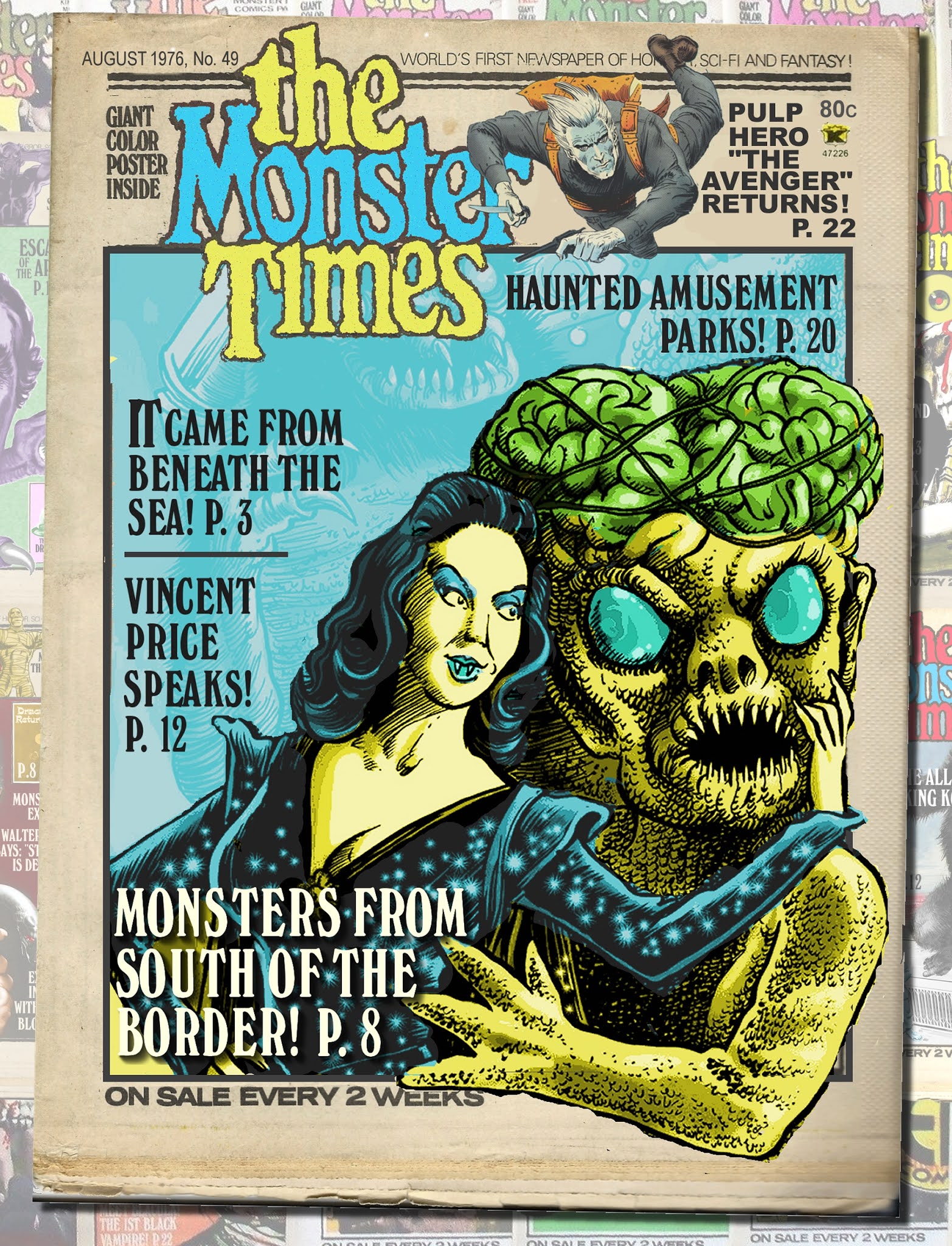 The Monster Times Fantasy Covers: Fantasy Cover: Mexican Monsters!