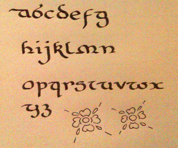 Calligraphy For Beginners: Tudor Style Calligraphy