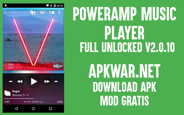 Download Poweramp Music Player v2.0.10 Full Unlocked - ApkWar.net