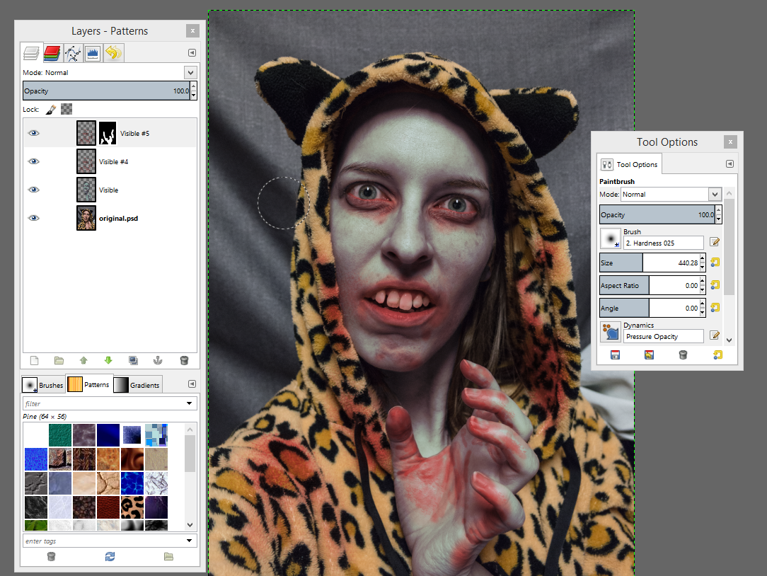 Jeannie Nadja Studios: Gimp Zombie Tutorial