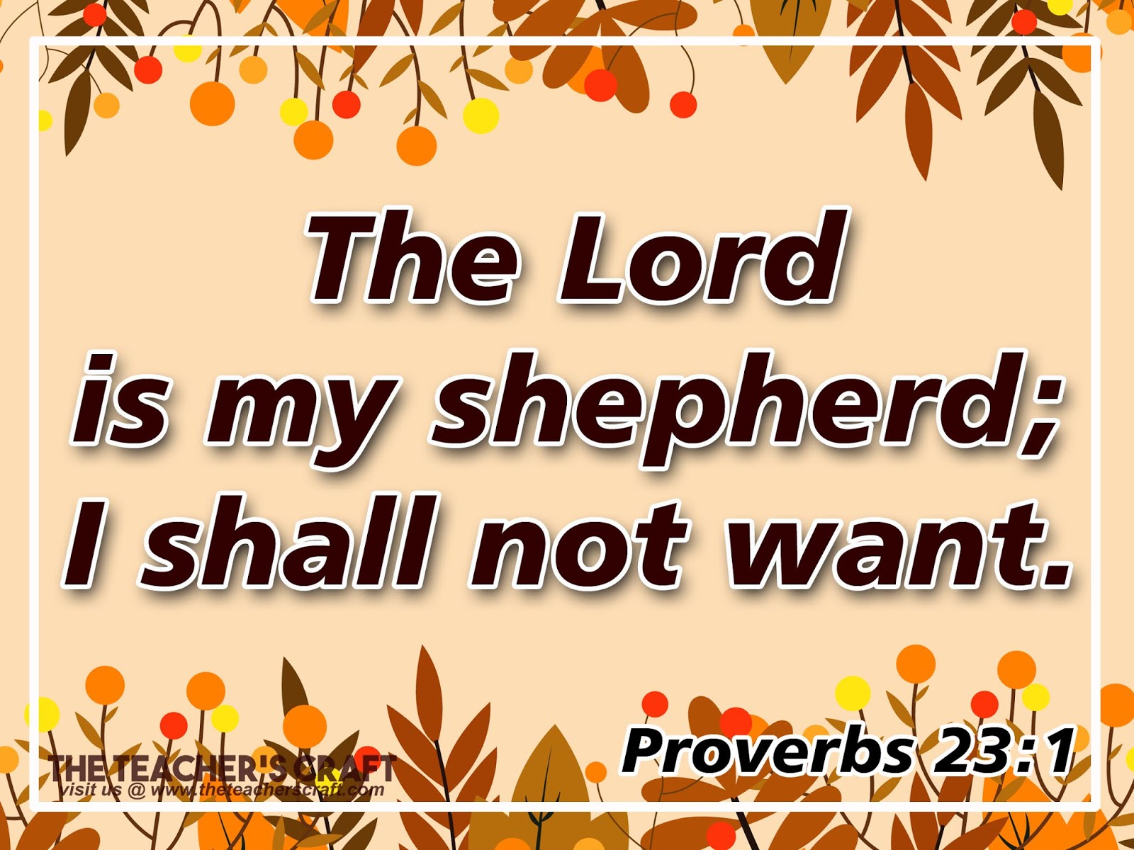 Christian Verses in the Classroom - The Teacher's Craft