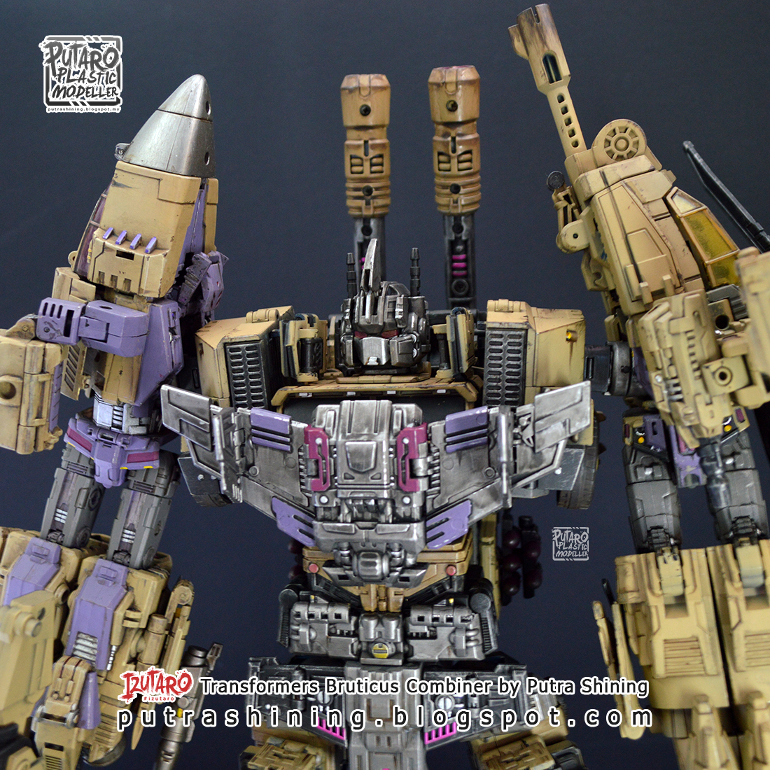 Toy Custom Paint: Transformers Bruticus Combiner by Putra Shining