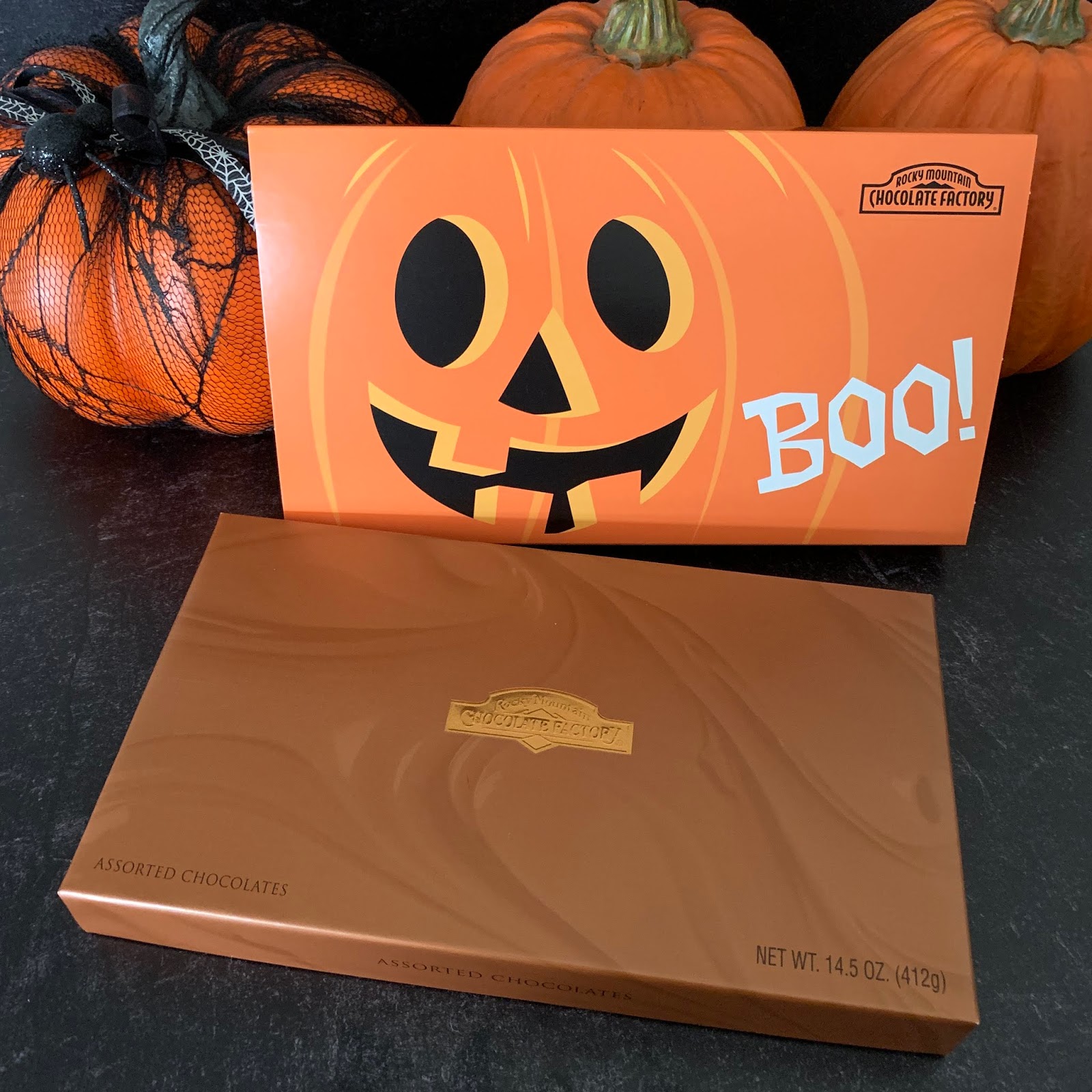 Rocky Mountain Chocolate Factory Assorted Jack-O-Lantern "Boo" Box of ...