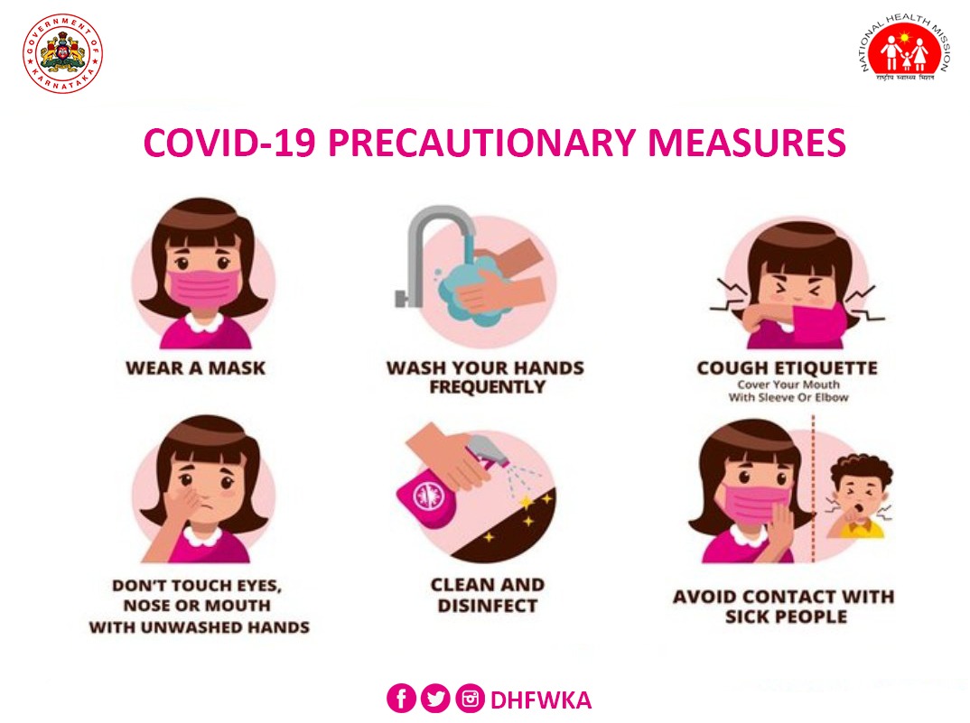 Precautionary measures to be followed to combat COVID19 | JNANALOKA