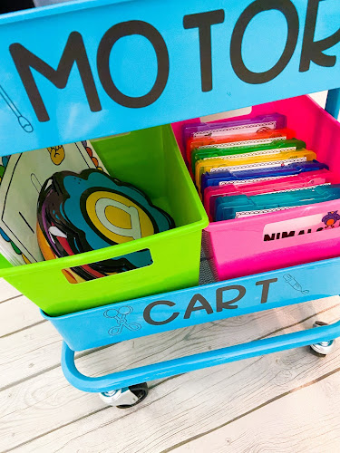 Fine Motor Activities Storage Cart