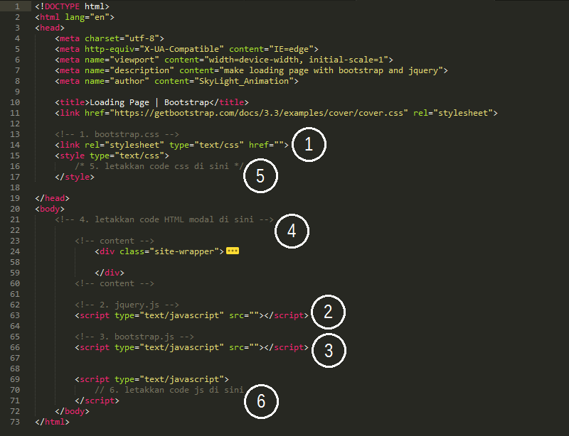Cara Membuat Halaman Loading Preload Pada Website Dengan Html Css Dan Jquery Langit Tutorial