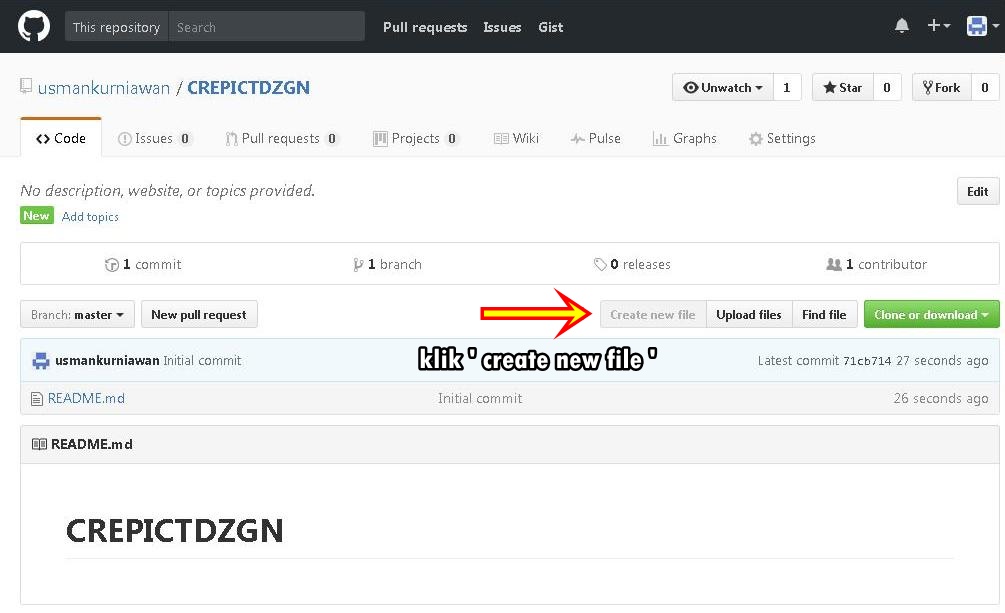 Cara Upload File Javascript dan CSS Ke Github - CREPICTDGZ Cara Upload File Javascript dan CSS Ke Github - CREPICTDGZ