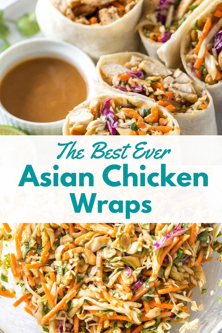 ASIAN CHICKEN WRAPS - Dinner Recipesz