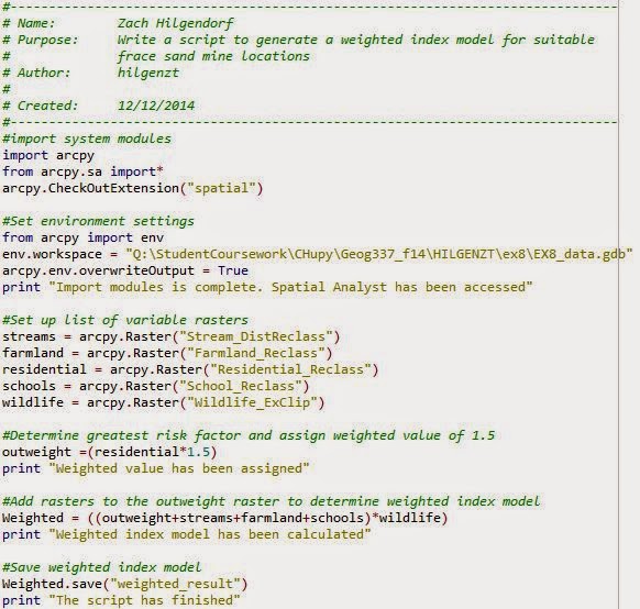 Geography 337: Geographic Information Systems II