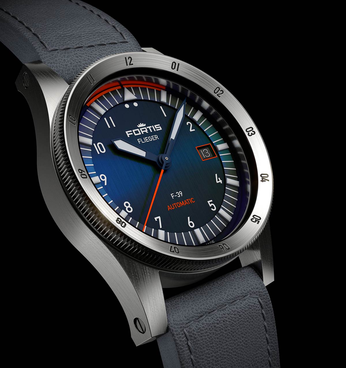 Fortis - Flieger F-41 and F-39 Midnight Blue | Time and Watches | The ...