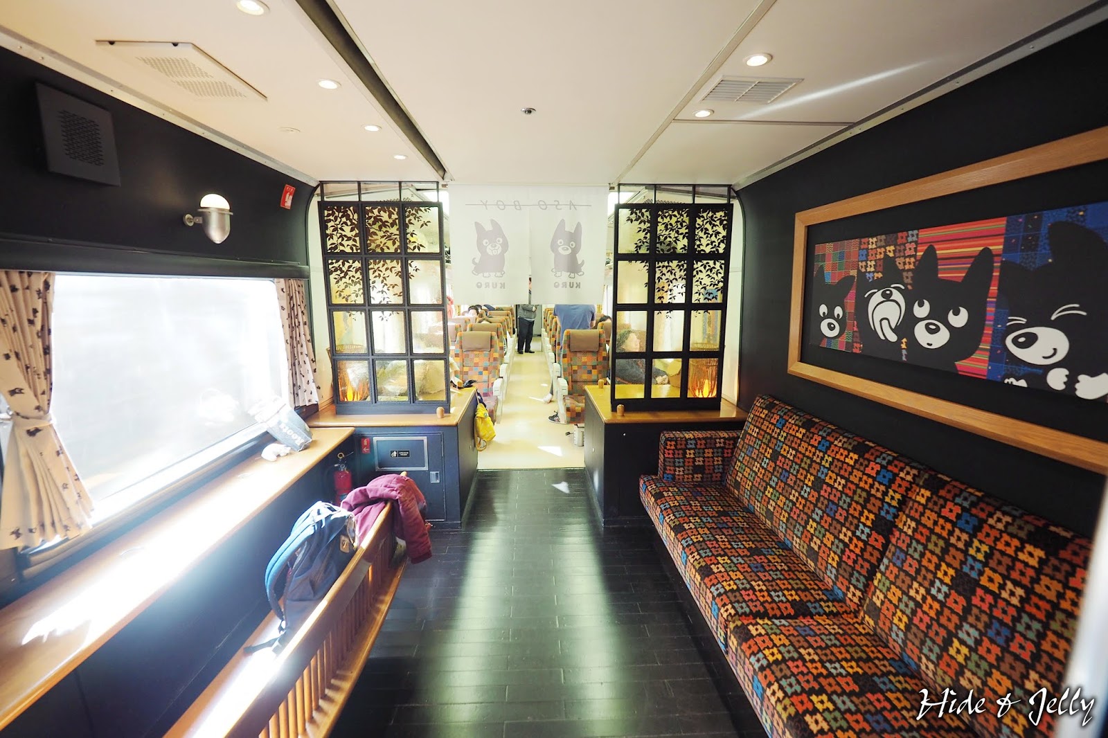 HIDE & JELLY: 2018櫻花季大跳躍Day8. 豐後竹田-充滿童趣的觀光列車「Aso Boy」(阿蘇男孩號)