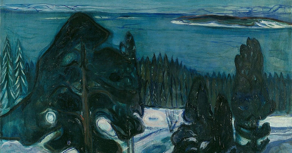 Enjoy some Damn Fine Art : Edvard Munch. Winter Night ('Vinternatt ...