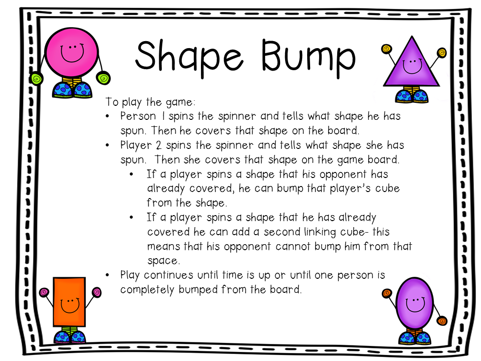 Karla's Kreations: Shapes and Positional Word Bump [FREEBIE}