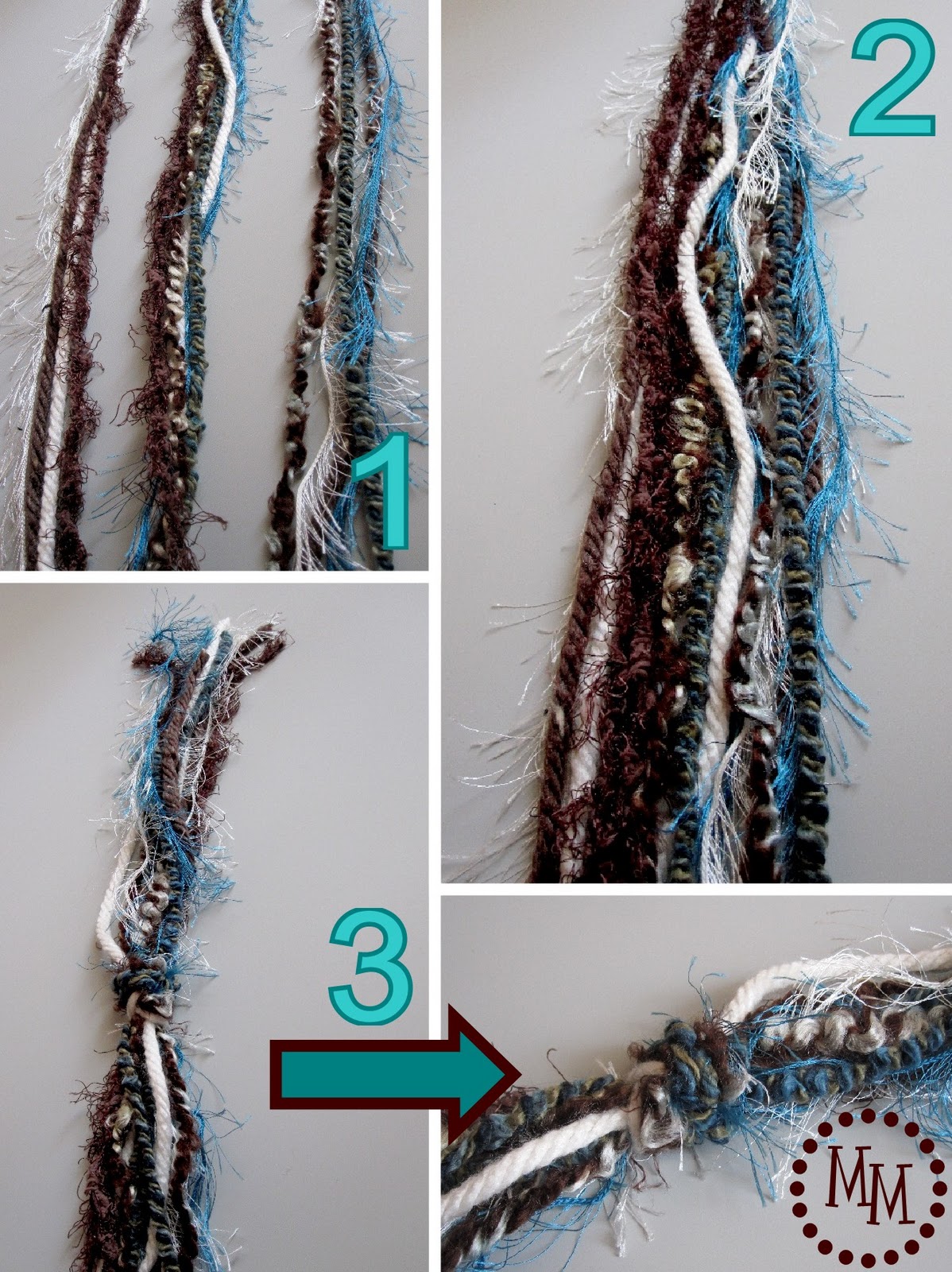 Simple Braided Scarf Tutorial - The Scrap Shoppe
