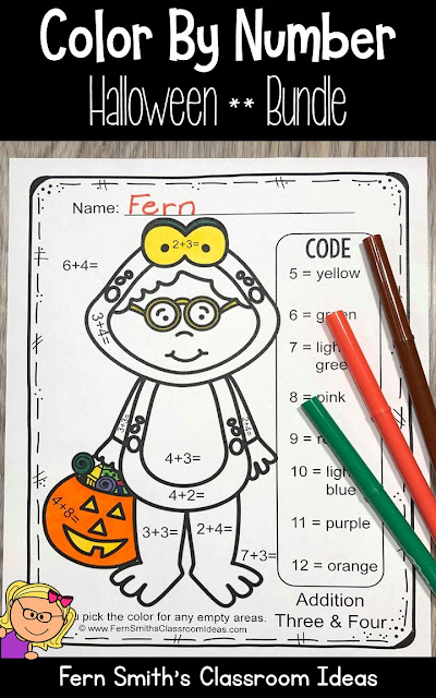 Looking for Some Adorable Halloween Addition and Subtraction Seatwork ...