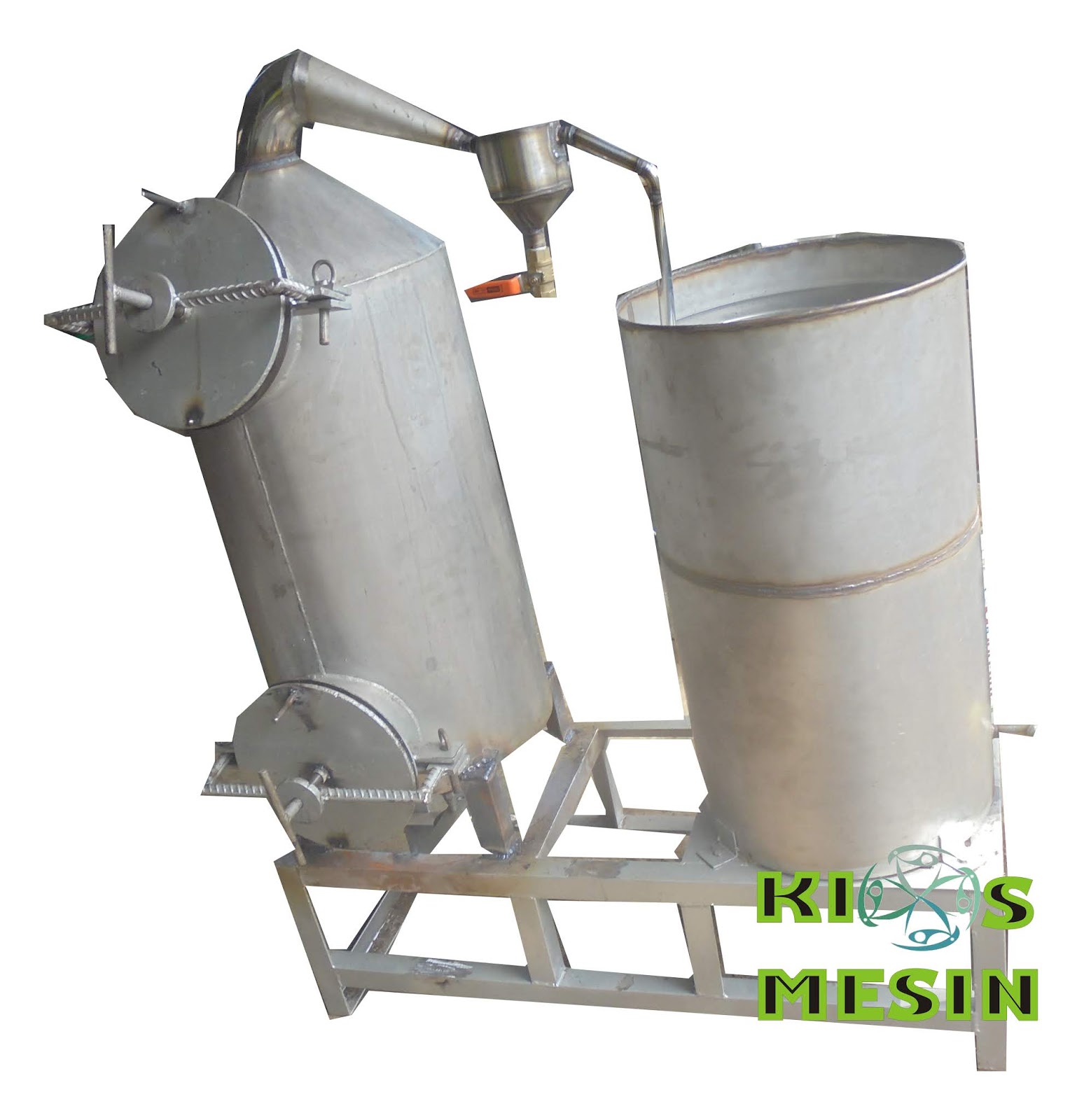 MESIN PIROLISIS ASAP CAIR / MESIN PEMBUAT ASAP CAIR - KIOS MESIN