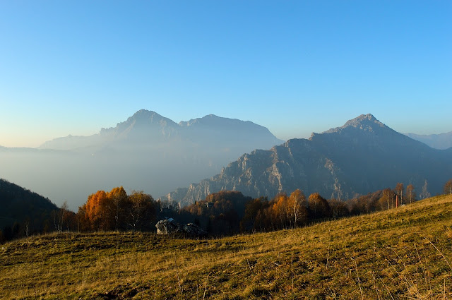Trekking in Italy. Hiking from Lecco to Monte Resegone