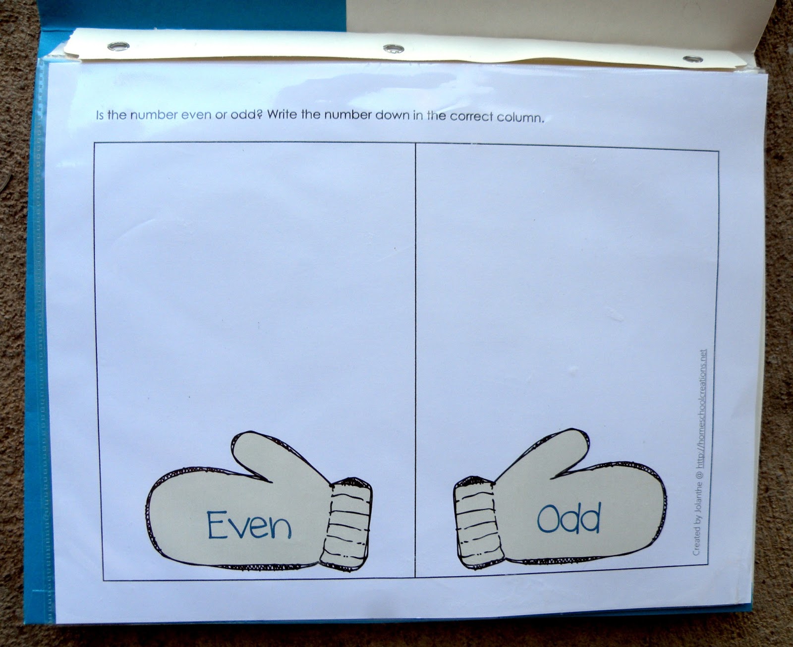 The Fantastic Five: "The Mitten" Lapbooks