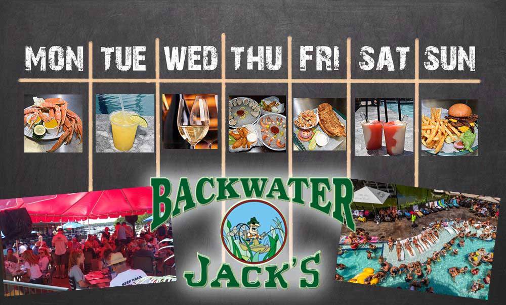 EVERY Day is Special at Backwater Jack's But Some a Bit More Than Others!