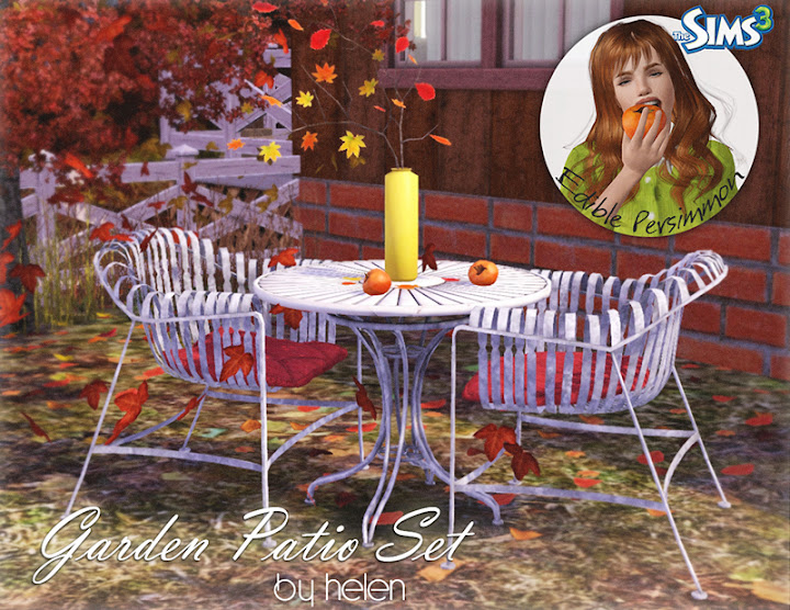 Helen-sims: TS3 Garden Patio Set