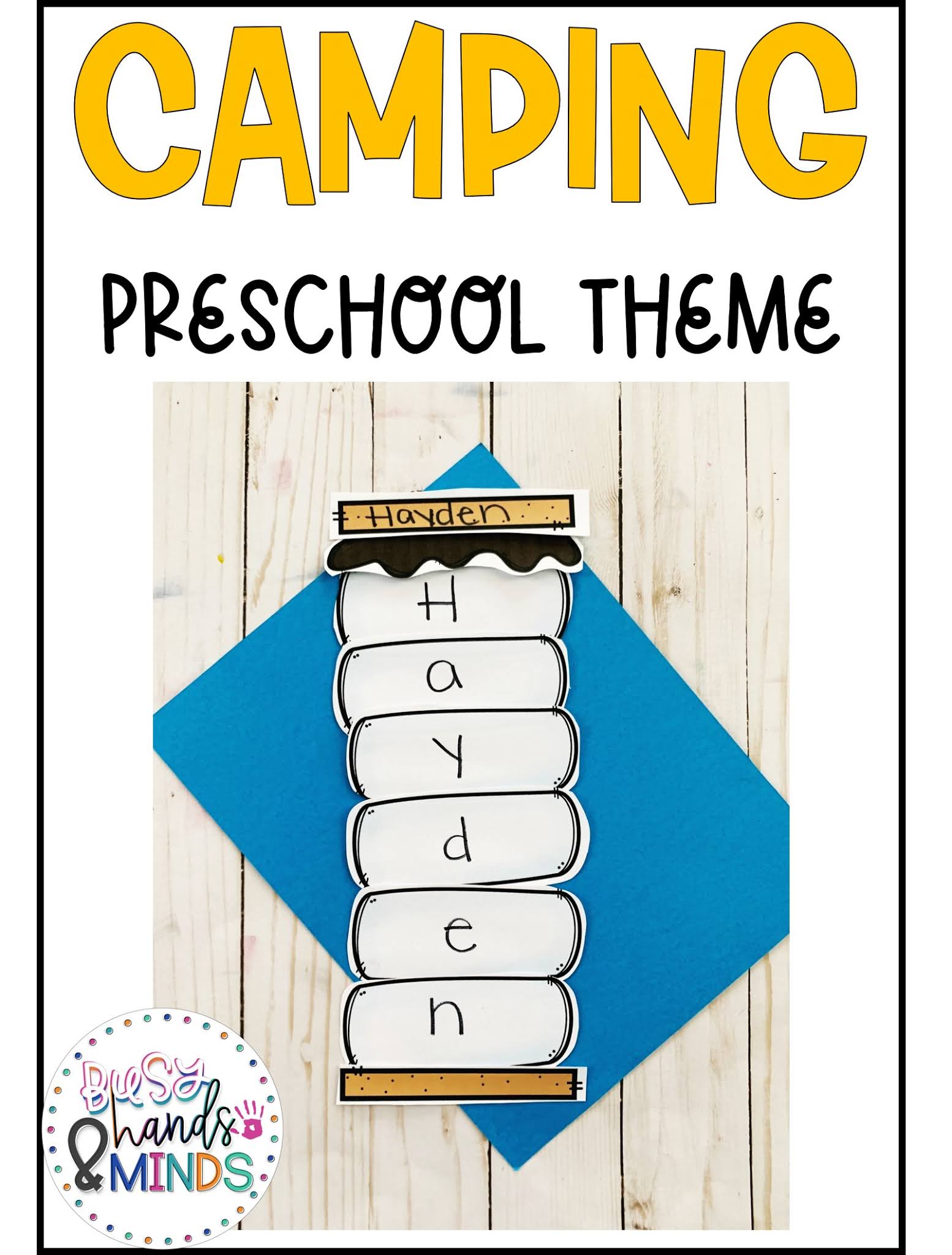 Camping Preschool Theme | Busy Hands and Minds