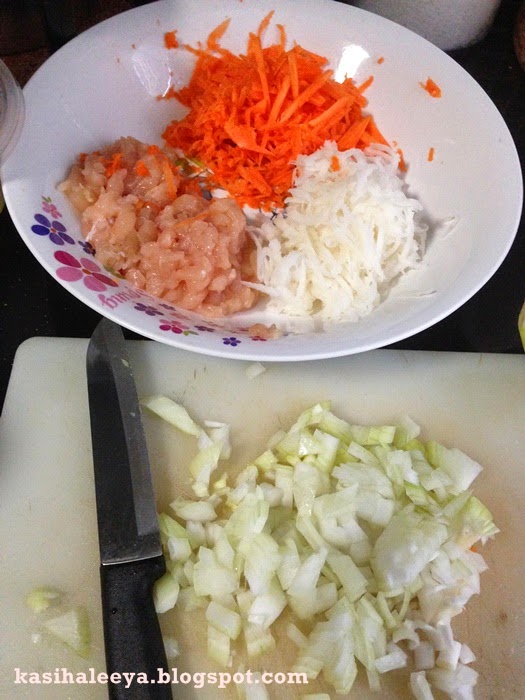 The Kasihs: RESEPI POPIAH GORENG PALING SIMPLE DALAM DUNIA.