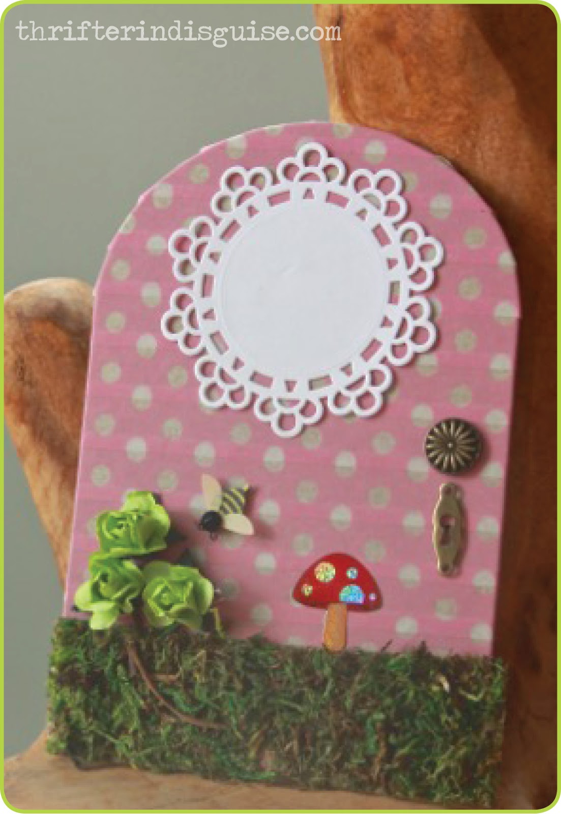 A Thrifter in Disguise: DIY Fairy Door Tutorial