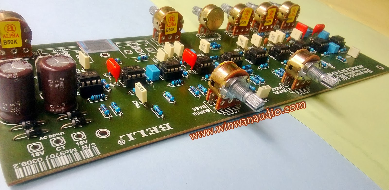 WIN WAN AUDIO: Kit Tone Control Parametric