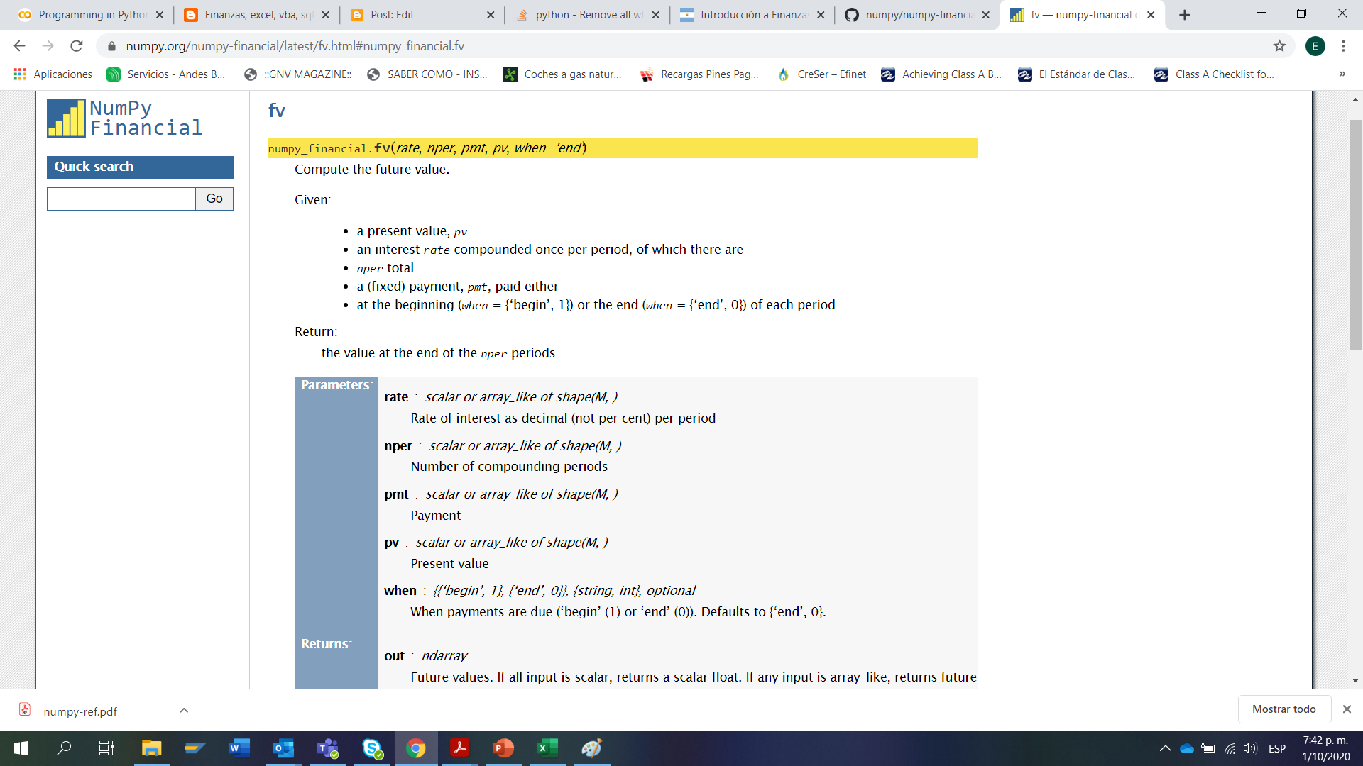 Finanzas, excel, vba, sql y algo más...: Funciones financieras en ...