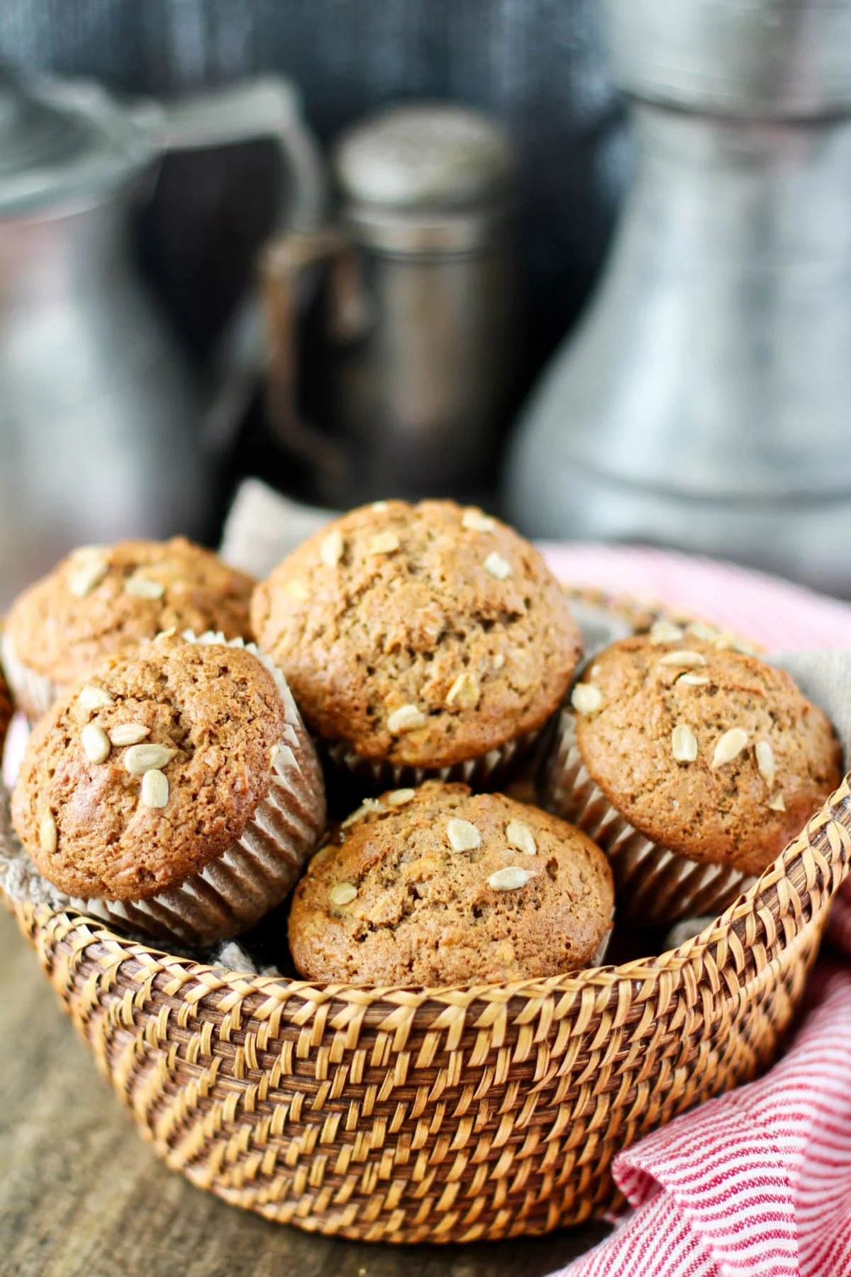 Whole Wheat and Sunflower Seed Muffins | Karen's Kitchen Stories