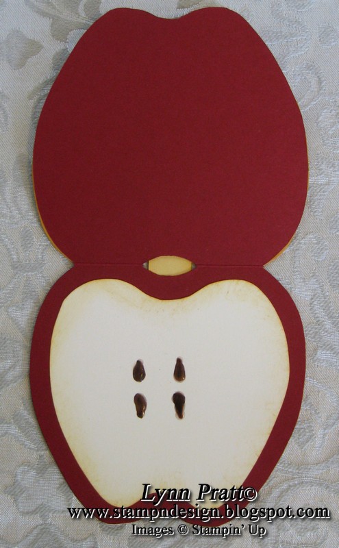 Stamp-n-Design: Caramel Apple Card -FREE Template