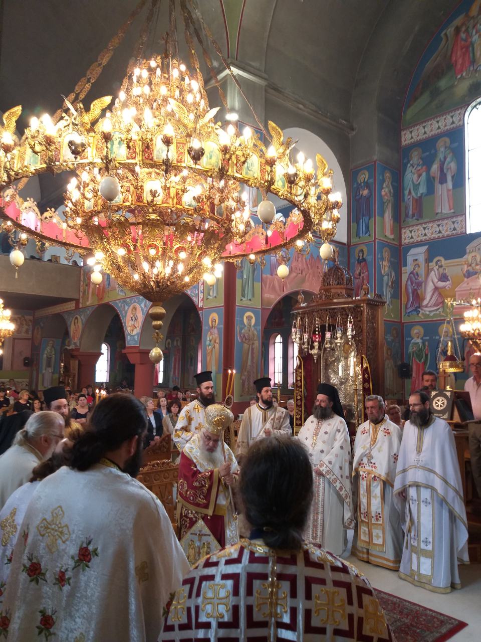 ΑΡΧΙΕΡΑΤΙΚΗ Θ. ΛΕΙΤΟΥΡΓΙΑ ΣΤΗΝ ΠΑΝΗΓΥΡΗ ΤΟΥ Ν. ΜΥΛΟΤΟΠΟΥ ΠΕΛΛΑΣ | TASTV ...