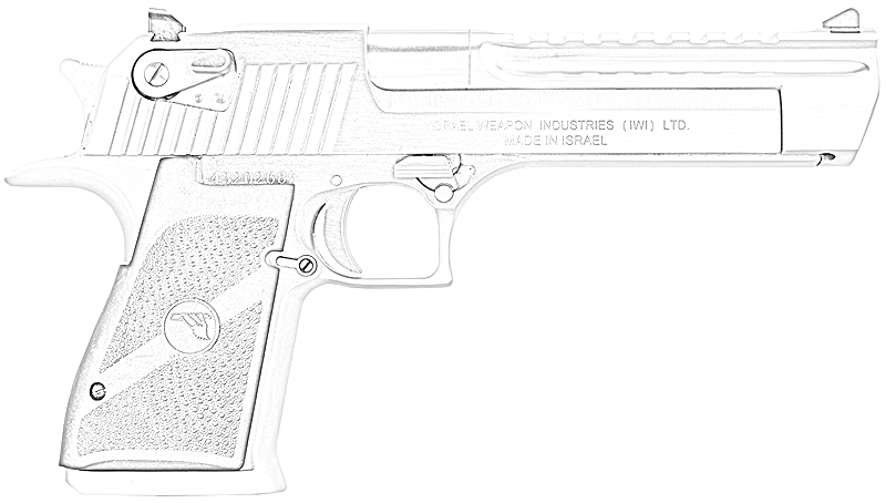 Coloring Pages: Pistols Free Downloadable Coloring Pages