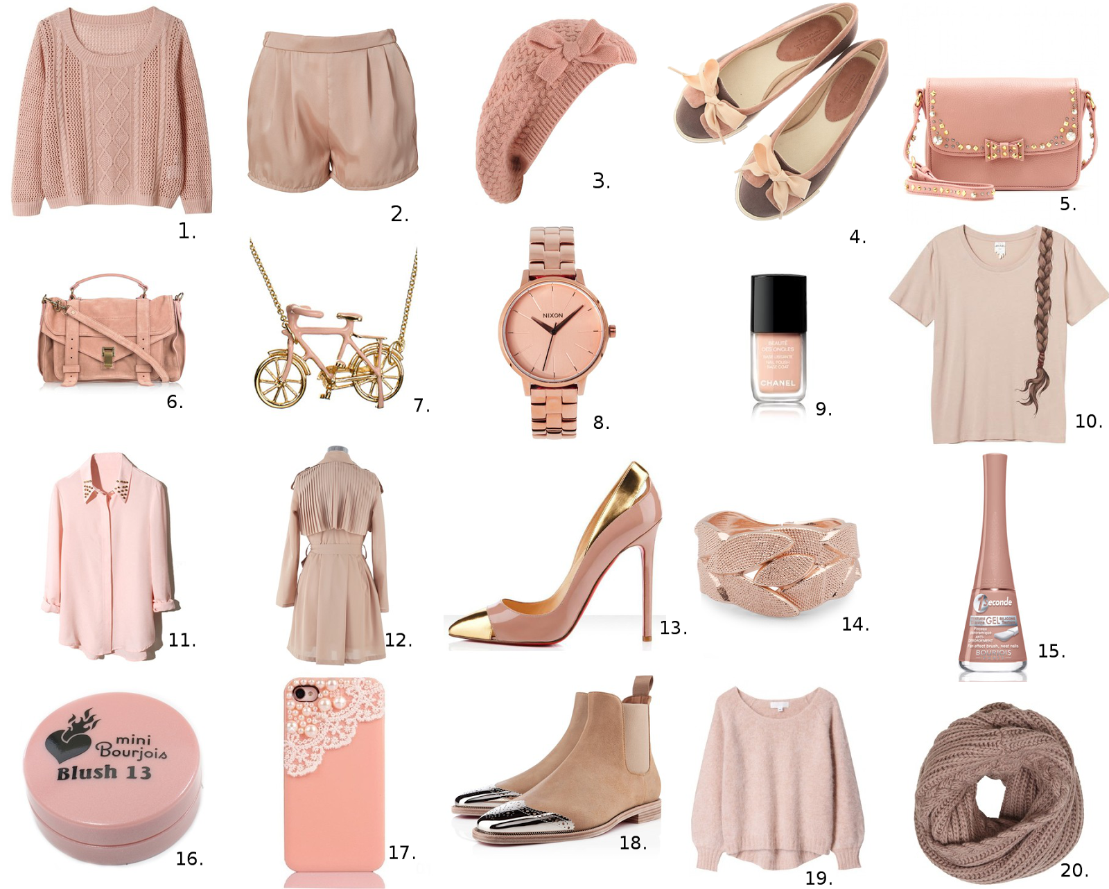 Chic & Nem: Color du moment # 6 : Rose poudré
