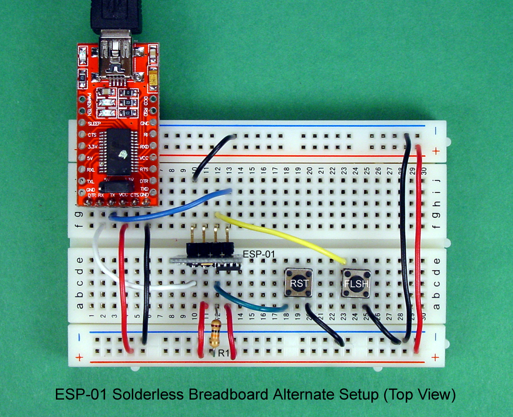 AI-thihker Wireless Module Expert: Breadboard and Program an ESP-01 ...