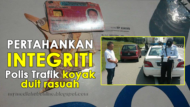 TABIK! 3 GAMBAR POLIS TRAFIK KOYAK DUIT RASUAH ! | InfoBerita93