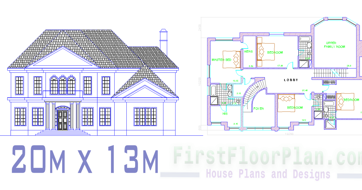 Victorian Style House Plans and Elevations - First Floor Plan - House ...