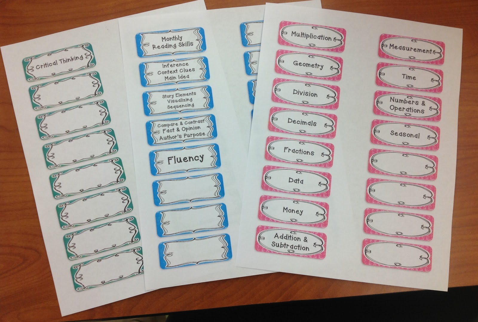 Task Card Corner: Task Card Storage & Organization