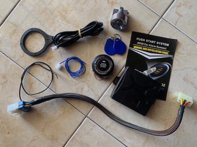 tacra's diy garage: Keyless Smart Start - Proton Wira