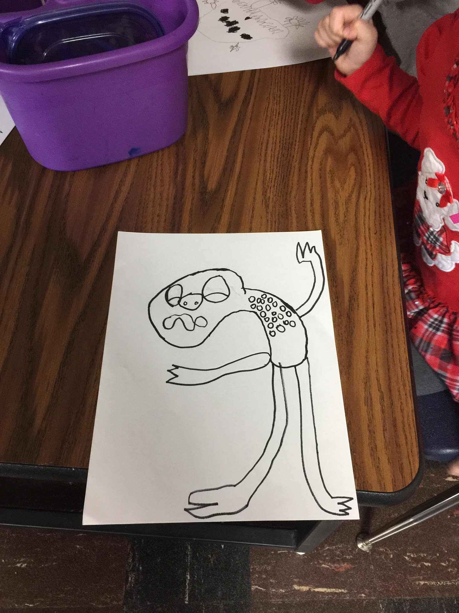 Mrs. Harris' art room: Organic free form monsters kindergarten lesson