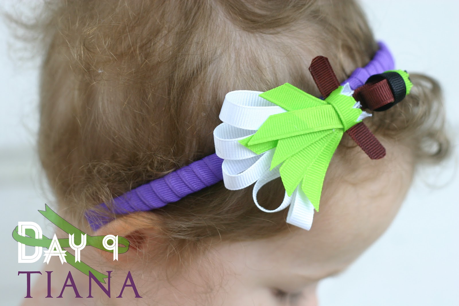 Grosgrain: Day 9: Tiana Disney Princess Inspired Ribbon Sculpture Pattern