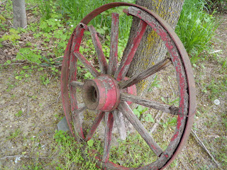 Small Holdings Farm: Vintage Farm Wheels - A Long Time Love