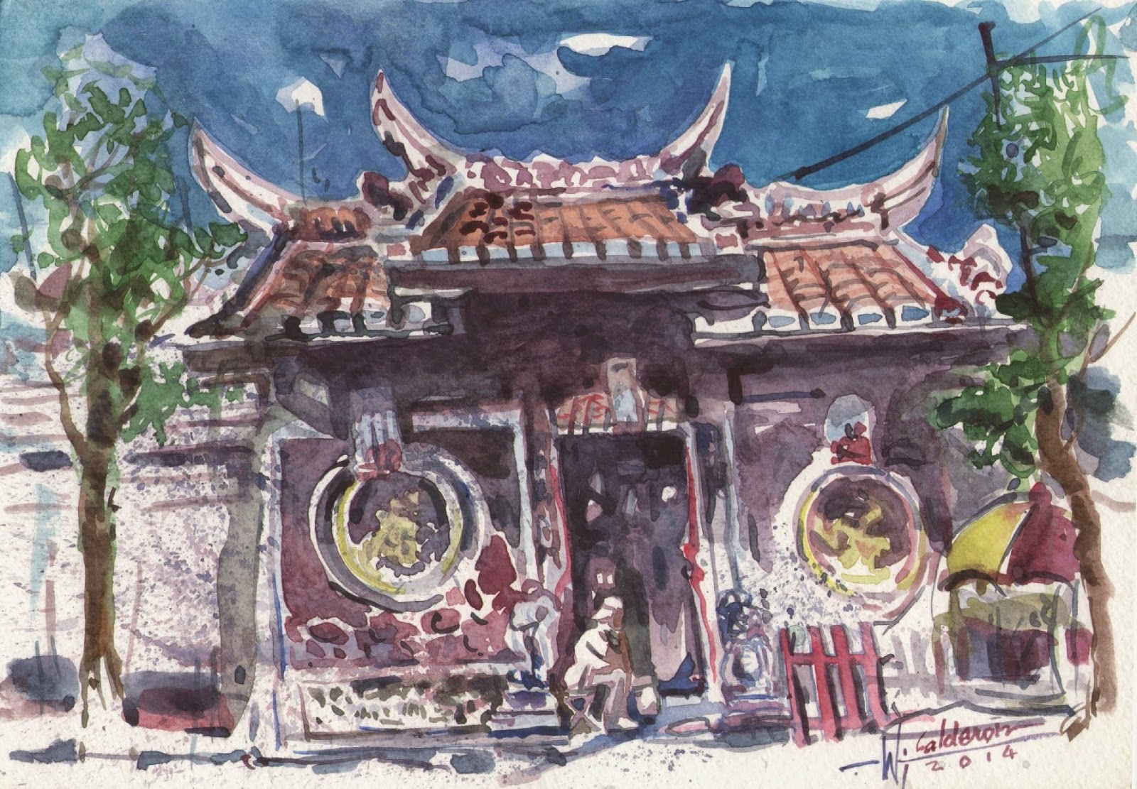 Mail Art Project: "Glimpses of Everyday Life": WILFREDO CALDERON, Singapore